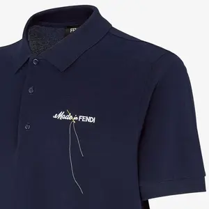 Fendi Logo Embroidered Short-sleeved Polo Shirt