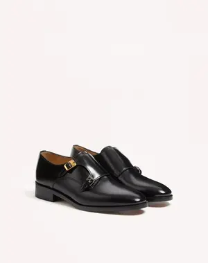 Valentino Garavani Buckled Slip-on Loafers