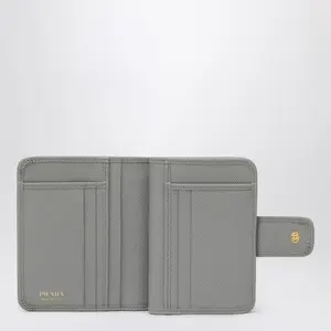 Prada Triangle Logo Zip-around Wallet