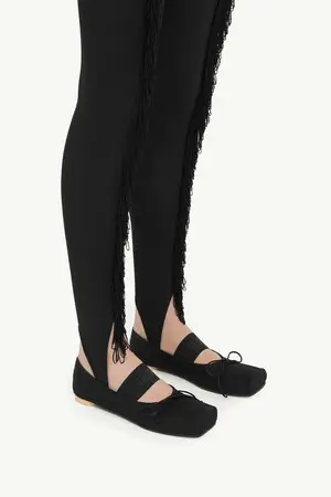 MAISON MARGIELA Anatomic Square-toe Ballerina Flats - Black