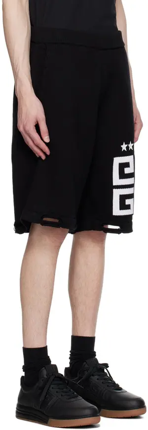 Givenchy 4g Stars Bermuda Shorts - Black