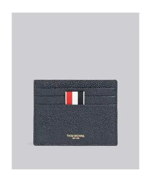 Thom Browne Anchor Embroidered Cardholder - Black