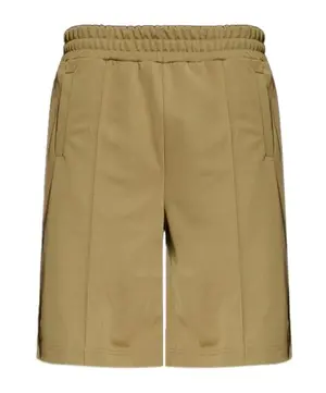 Palm Angels Curved Logo Printed Shorts