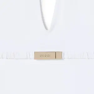 Gucci Jersey Bodysuit With Metal Tag Detail