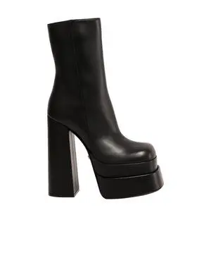 Versace Block Heel Booties