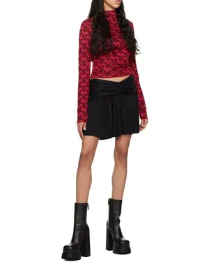 Versace Block Heel Platform Ankle Boots