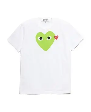 Play Comme Des Garcon Logo T-shirt - White
