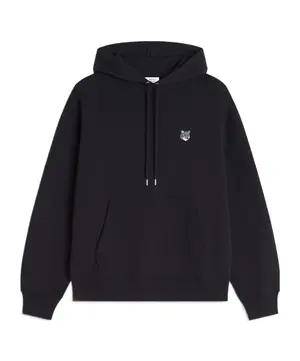 Maison Kitsuné Fox Head Patch Hoodie - Black