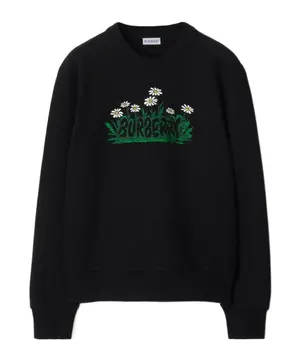 Burberry Logo Printed Crewneck Sweatshirt