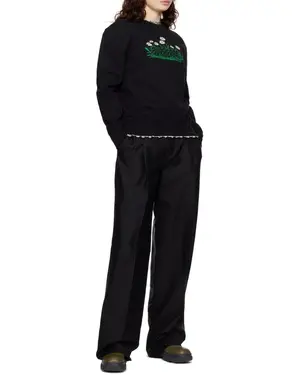 Burberry Logo Printed Crewneck Sweatshirt