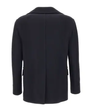 Tagliatore Double-breasted Peacoat - Blue