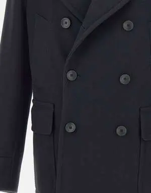 Tagliatore Double-breasted Peacoat - Blue