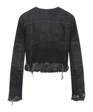 DIESEL® De-graffy Distressed Denim Jacket