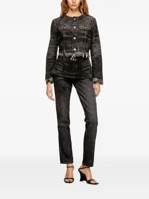 DIESEL® De-graffy Distressed Denim Jacket
