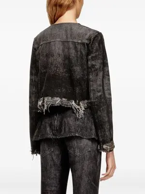 DIESEL® De-graffy Distressed Denim Jacket