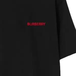 Burberry Item O-neck Short-sleeved T-shirt - Black
