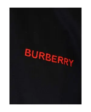 Burberry Item O-neck Short-sleeved T-shirt - Black