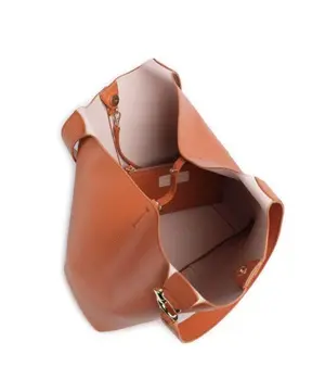 COCCINELLE C-easy Large Shoulder Bag - Orange