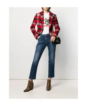 Dsquared2 Mid-rise Cropped Jeans