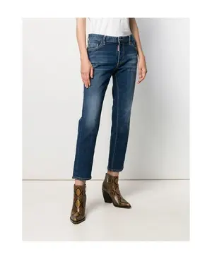 Dsquared2 Mid-rise Cropped Jeans