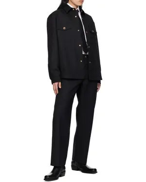 Versace Square-toe Zipped Boots