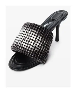 Alexander Wang Heiress Embellished Mules - Black
