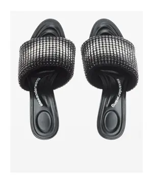 Alexander Wang Heiress Embellished Mules - Black