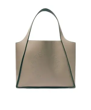 Stella McCartney Logo Perforated Tote Bag - Moos