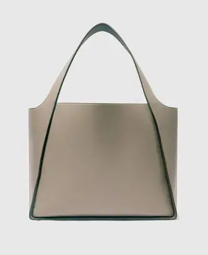 Stella McCartney Logo Perforated Tote Bag - Moos