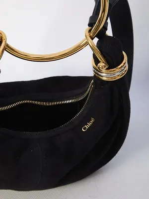 Chloé Mini Bracelet Hobo Bag - Black