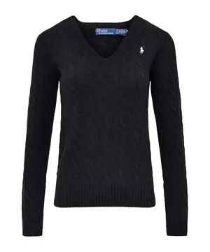Polo Ralph Lauren Kimberly V-neck Jumper - Black