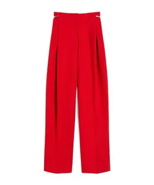 Sportmax Pleat Detailed Wide Leg Pants