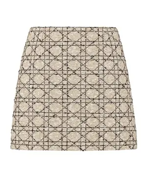 Dior Macrocannage Miniskirt - Multi-color