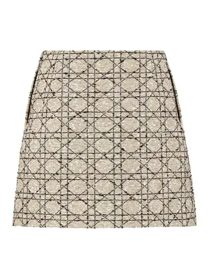 Dior Macrocannage Miniskirt