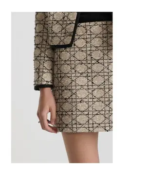 Dior Macrocannage Miniskirt