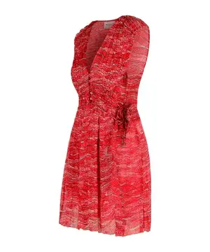 Isabel Marant Étoile V-neck Mini Dress With Side Bow Detail