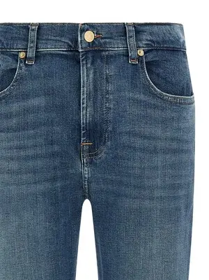 7 For All Mankind Relaxed Skinny Jeans With Turn-up Hem