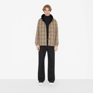 Burberry Checked Hooded Reversible Jacket