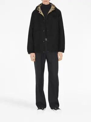 Burberry Checked Hooded Reversible Jacket