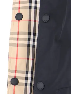 Burberry Checked Hooded Reversible Jacket
