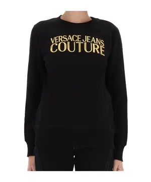 Versace Jeans Couture Ribbed Sweatshirts Hoodies For Women