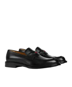 Gucci Web Detailed Loafers