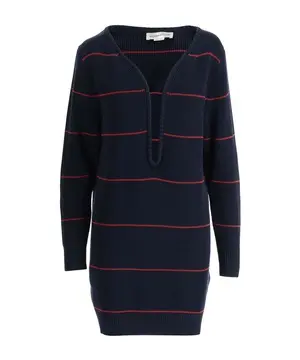 Victoria Beckham Striped Knit Dress
