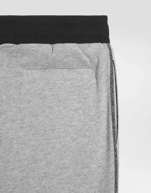 Dolce & Gabbana Cotton Track Pants With Designer Logo