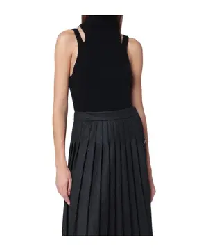 ROBERTO COLLINA Sleeveless Turtleneck Knitwear