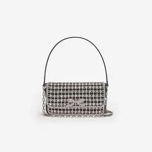 SELF-PORTRAIT Embellished Baguette Bag
