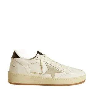 GOLDEN GOOSE Ballstar Lace-up Sneakers - White