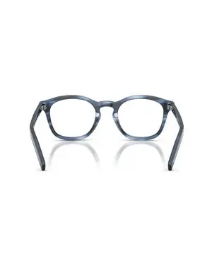 Prada Oval Frame Eyeglasses - Blue