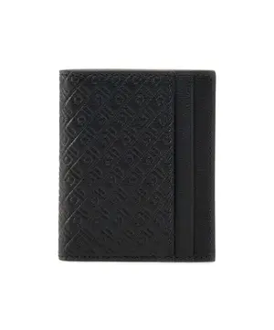 FERRAGAMO Monogram Credit Card Holder - Black