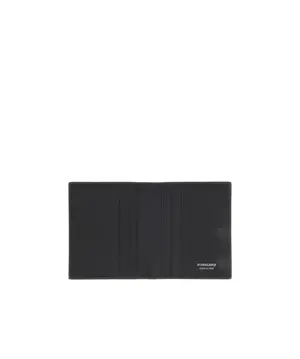 FERRAGAMO Monogram Credit Card Holder - Black